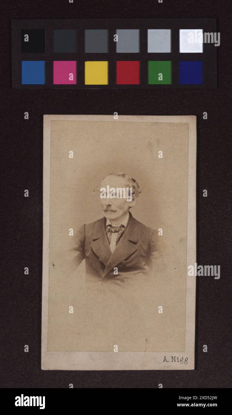 Adolf Müller (1802-1886), Kapellmeister Alois Nigg (1818—1889), Photographer Wien Museum, Scan ...