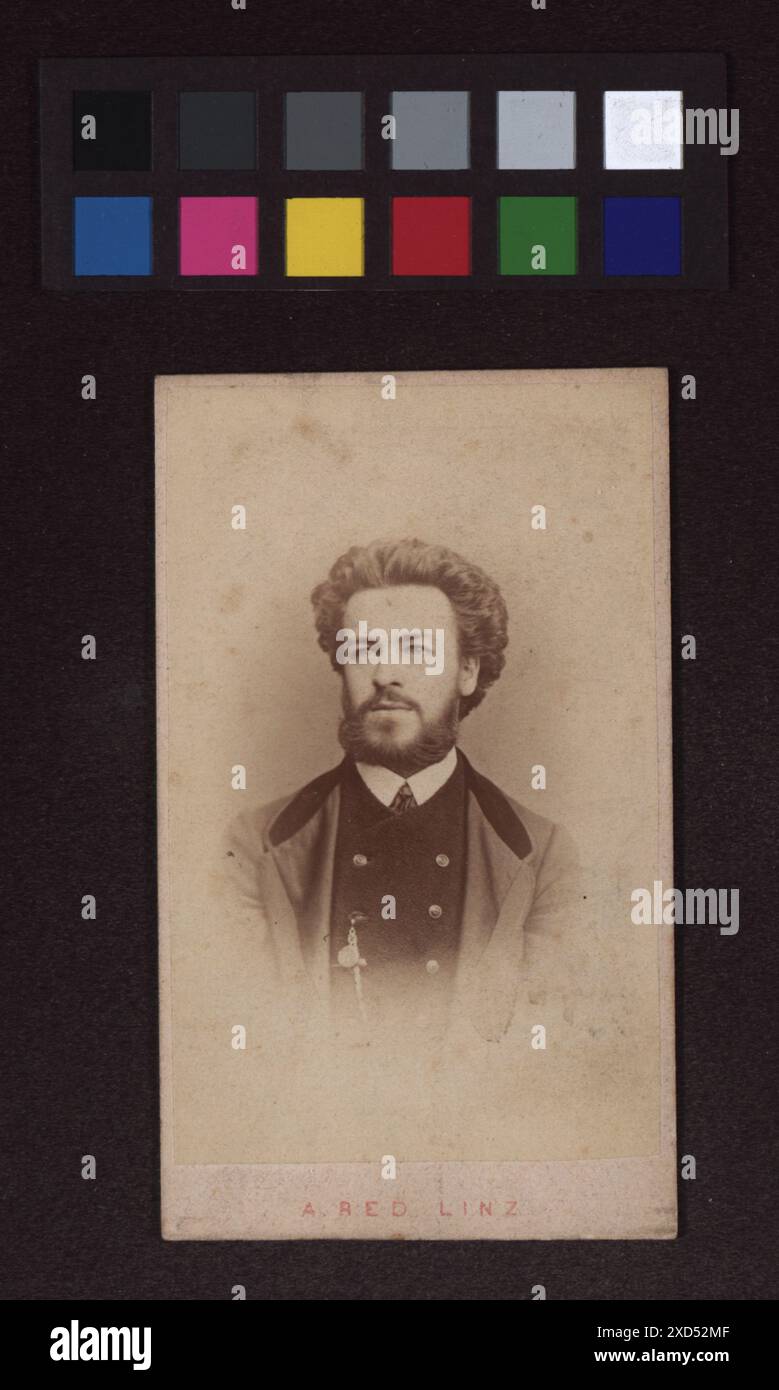 Portrait of Gustav Moser, uncle of Ludwig Moser, in Vienna on 27 ...