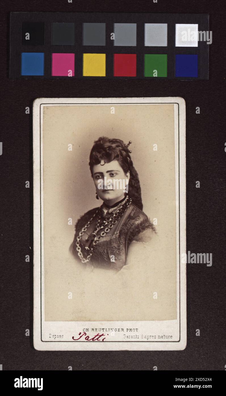 Portrait of Carlotta Patti (1835–1889) by Charles (Carl) Reutlinger ...