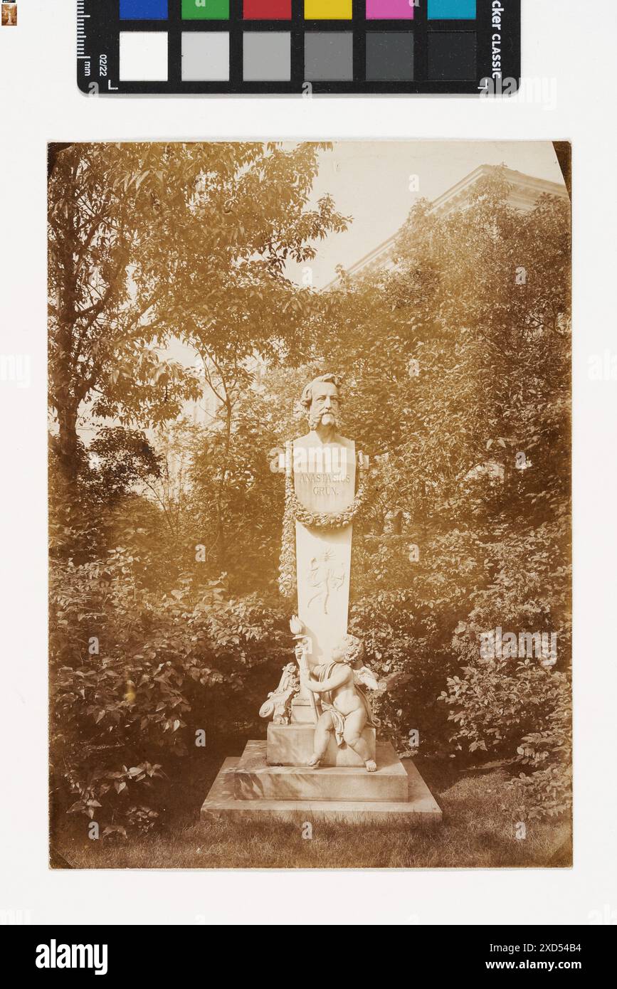 1., Schillerplatz - Anastasius-Grün-Denkmal presumably: Martin Gerlach ...