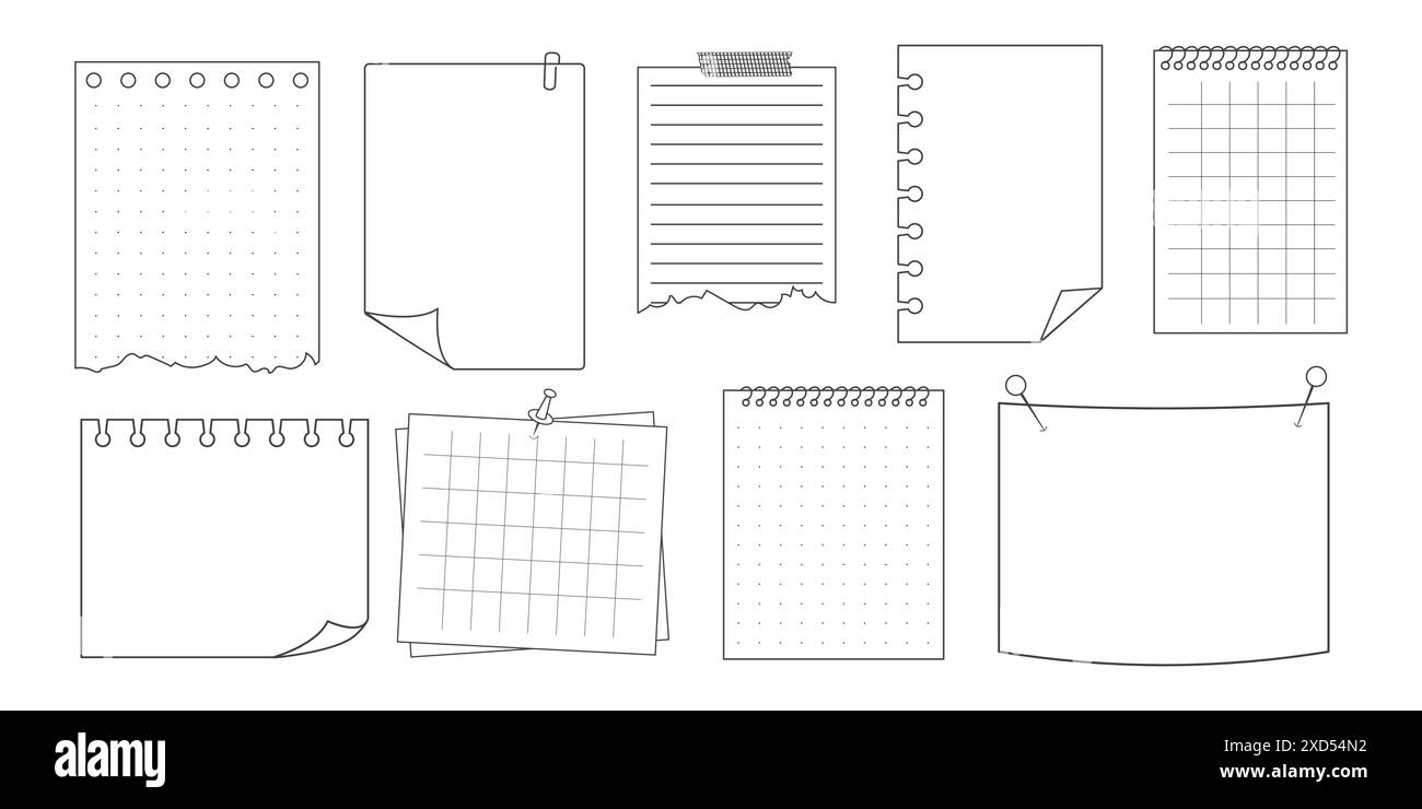 Cute sticky note Black and White Stock Photos & Images - Alamy