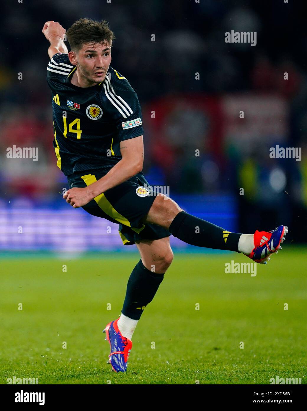 Billy Gilmour of Scotland during the UEFA Euro 2024 match between ...