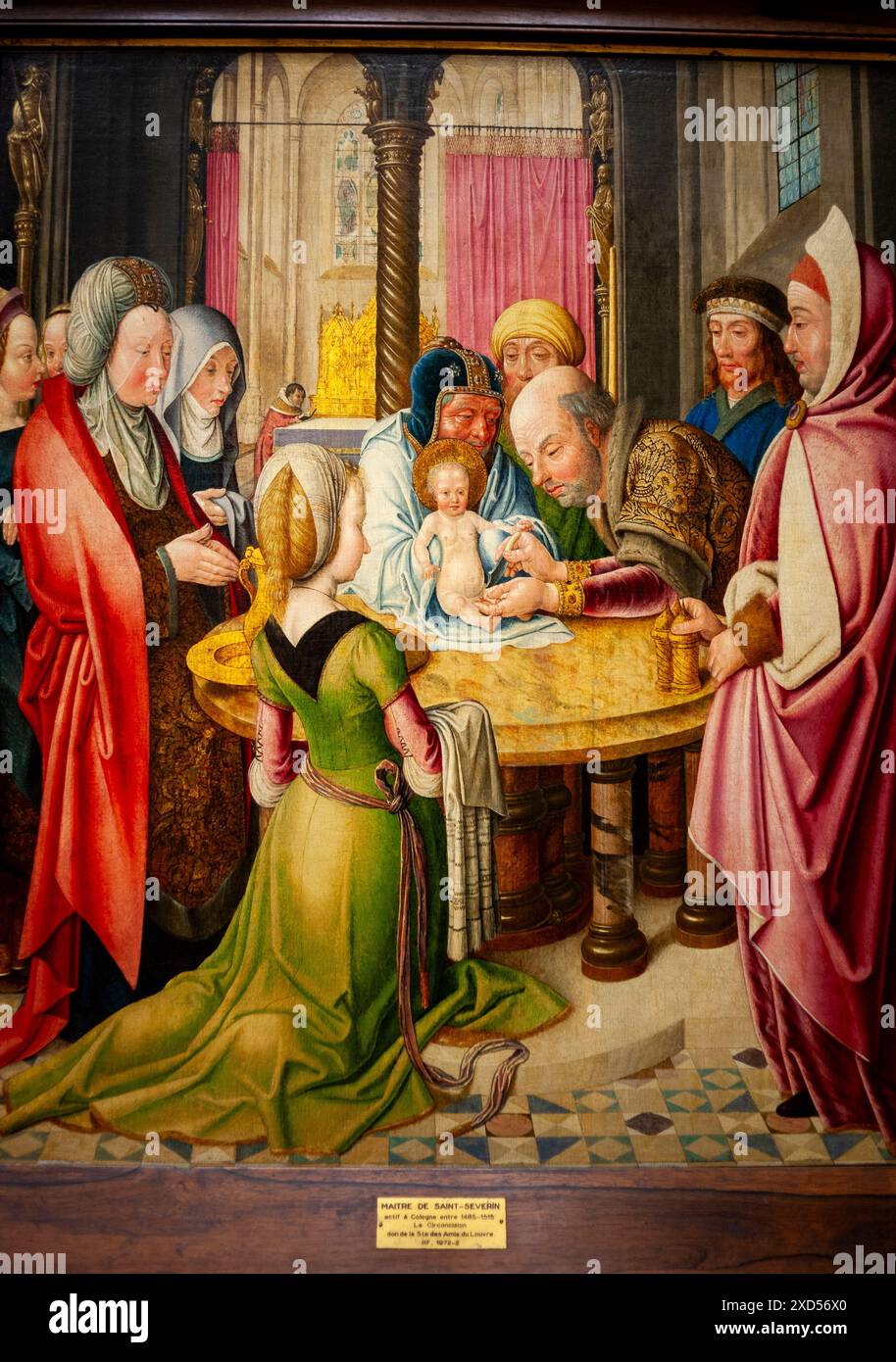 Paris, France - Close up, Religious Theme Historic Painting, The ...