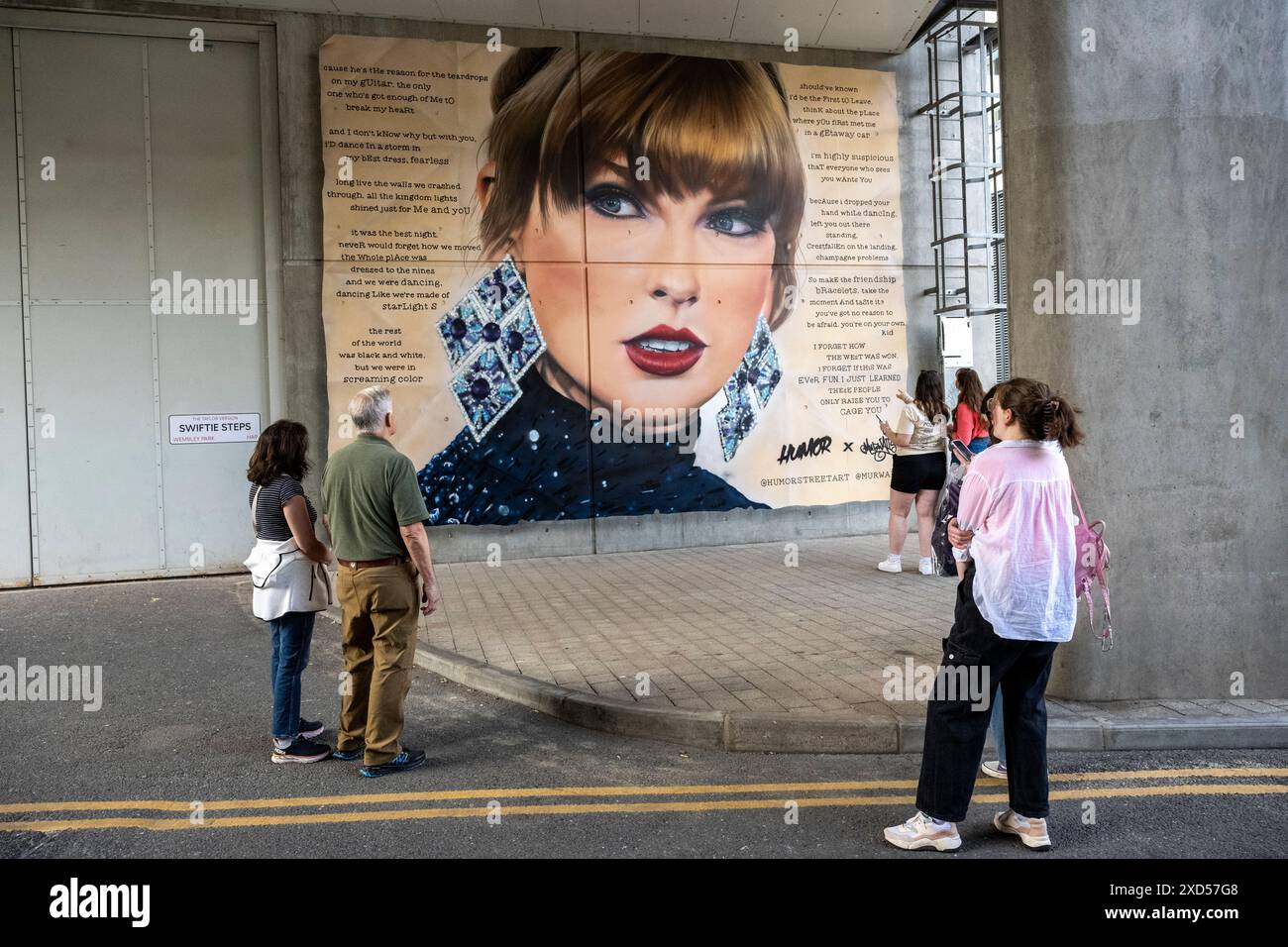 London, UK. 20 June 2024. Taylor Swift fans ('Swifties') at the ...