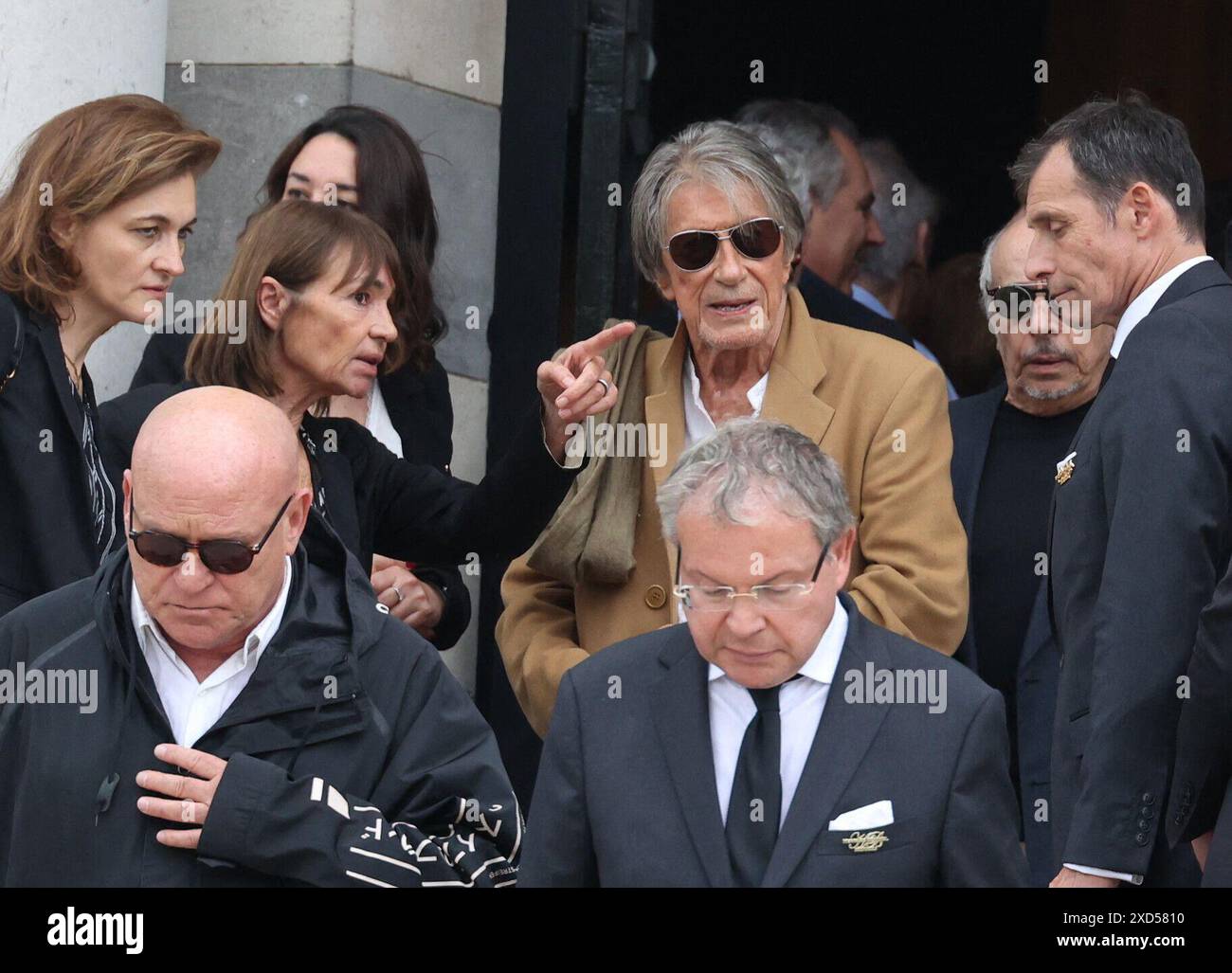 Paris, France. 20th June, 2024. Jacques Dutronc and Sylvie Duval ...