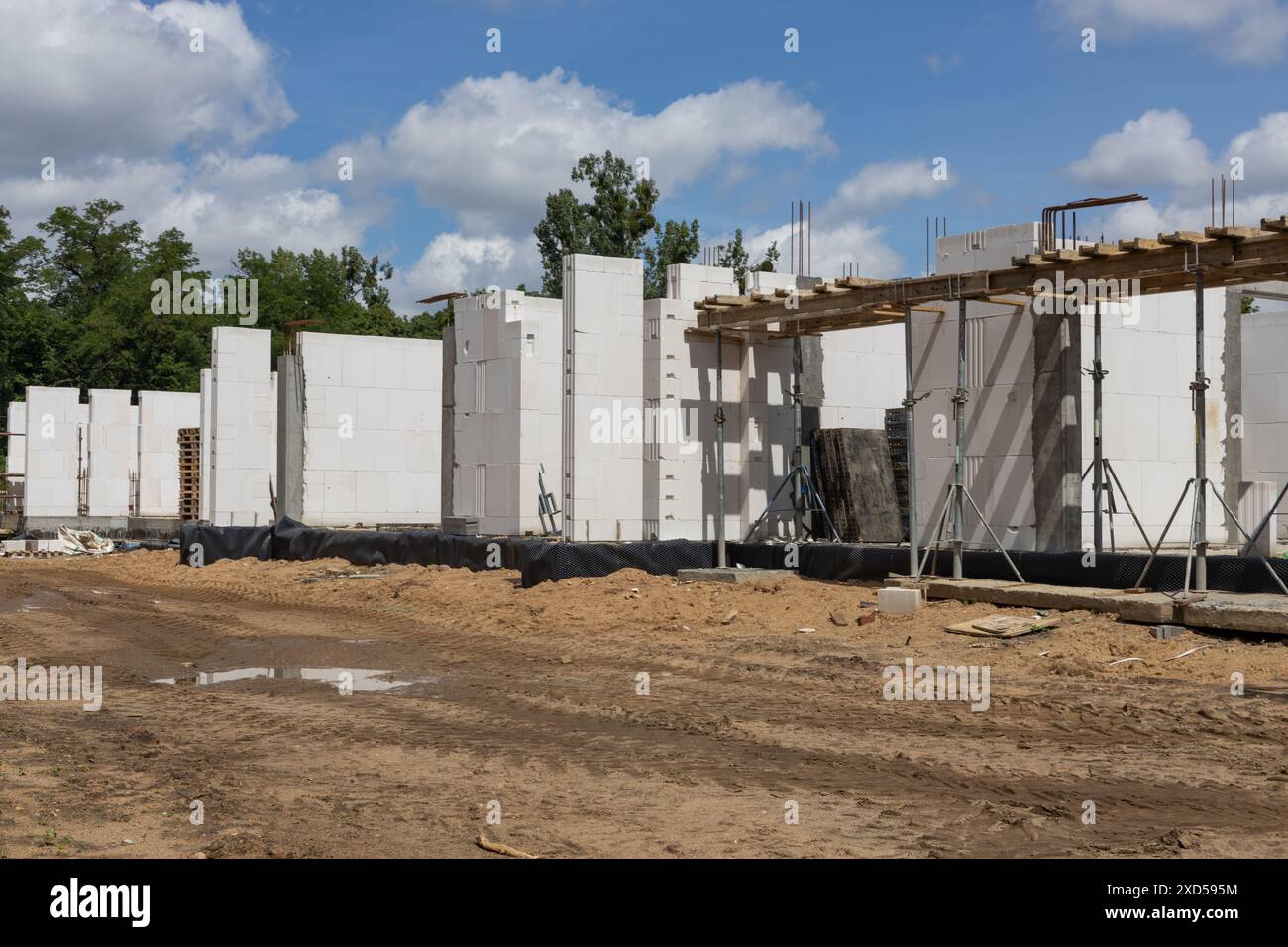 Building Site with Ample Space Stock Photo - Alamy