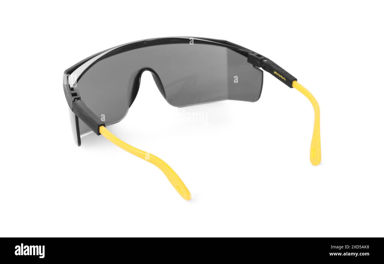 Science goggles white background Cut Out Stock Images & Pictures - Alamy
