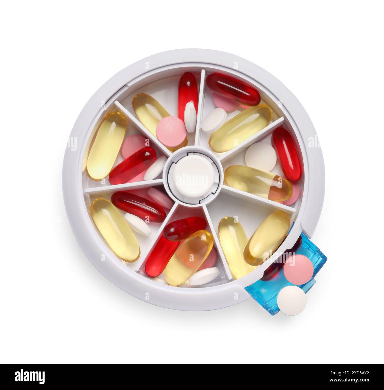 Top view pills plastic Cut Out Stock Images & Pictures - Alamy