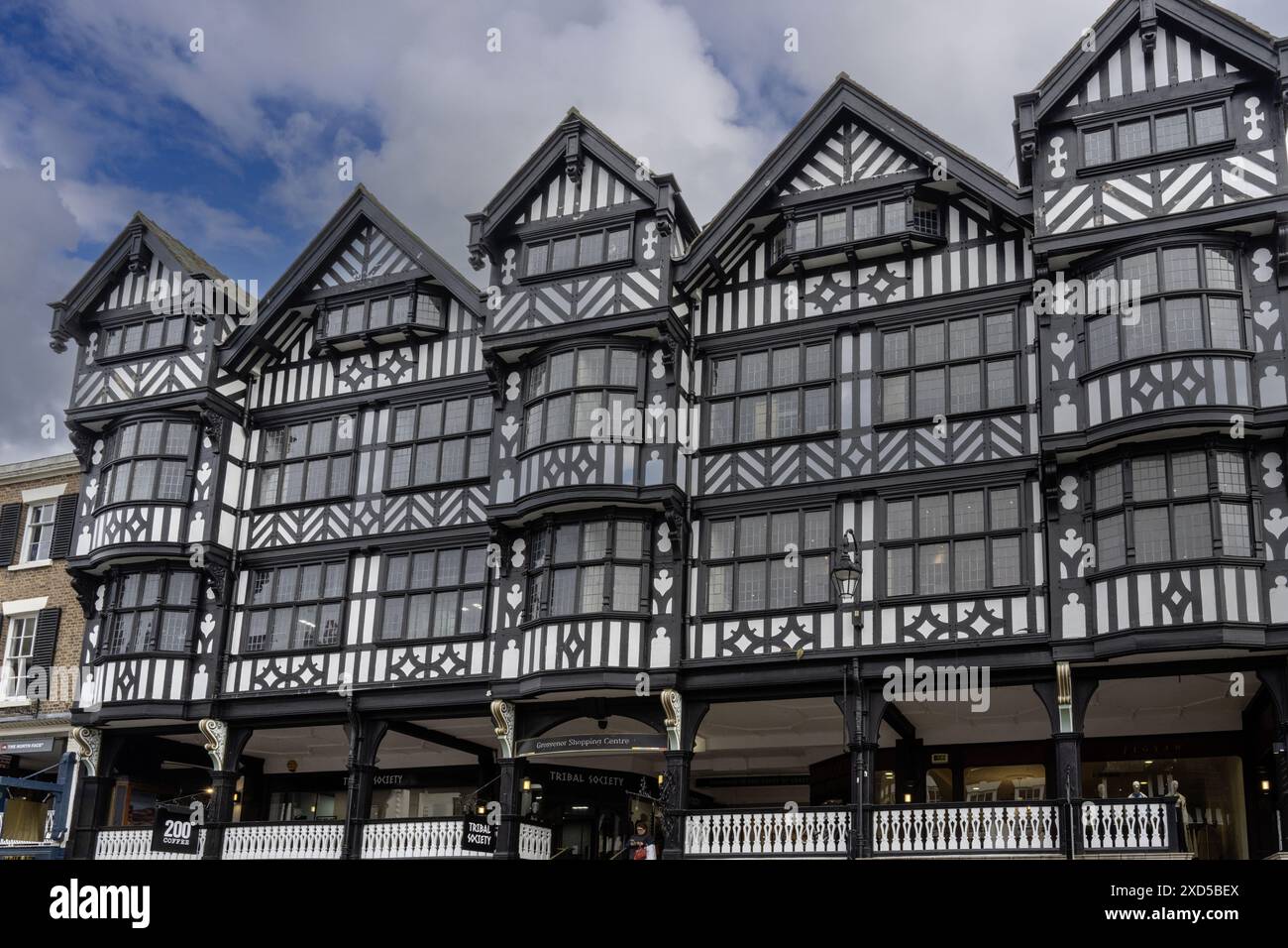 The Rows Shops, Bridge Street, Chester, Cheshire, England, UK Stock ...