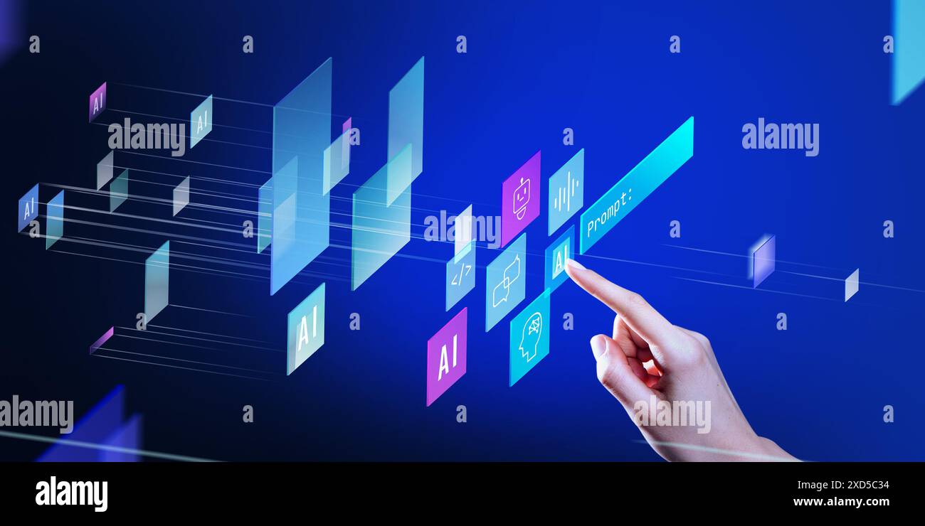 Science concept data molecule structure hi-res stock photography and ...