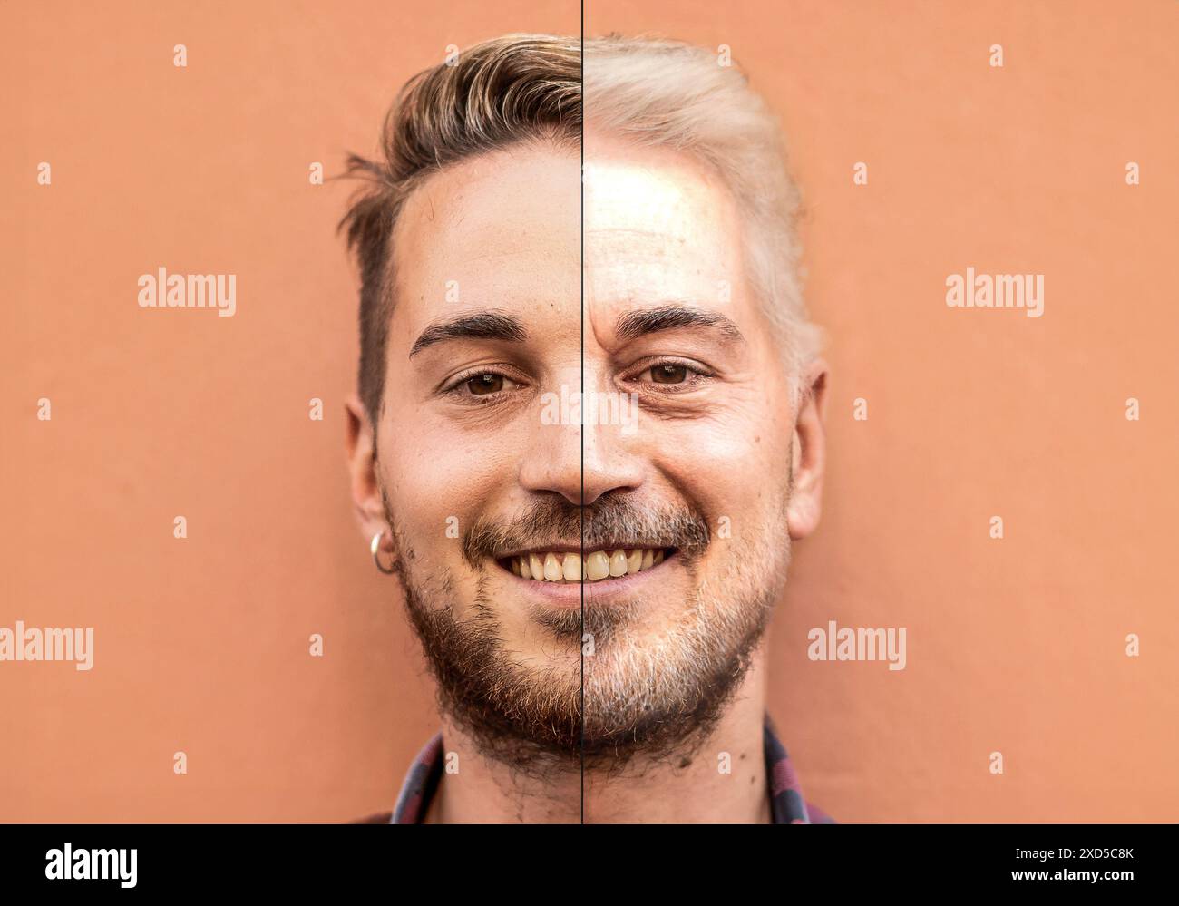 Age progression transformation hi-res stock photography and images - Alamy