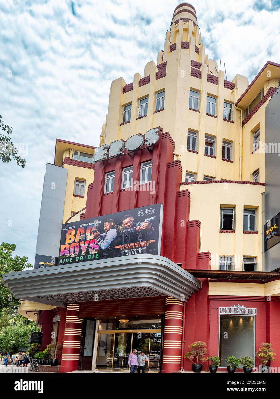 06 15 2024 newly renovated Eros Cinema Art Deco Eros cinema Churchgate ...