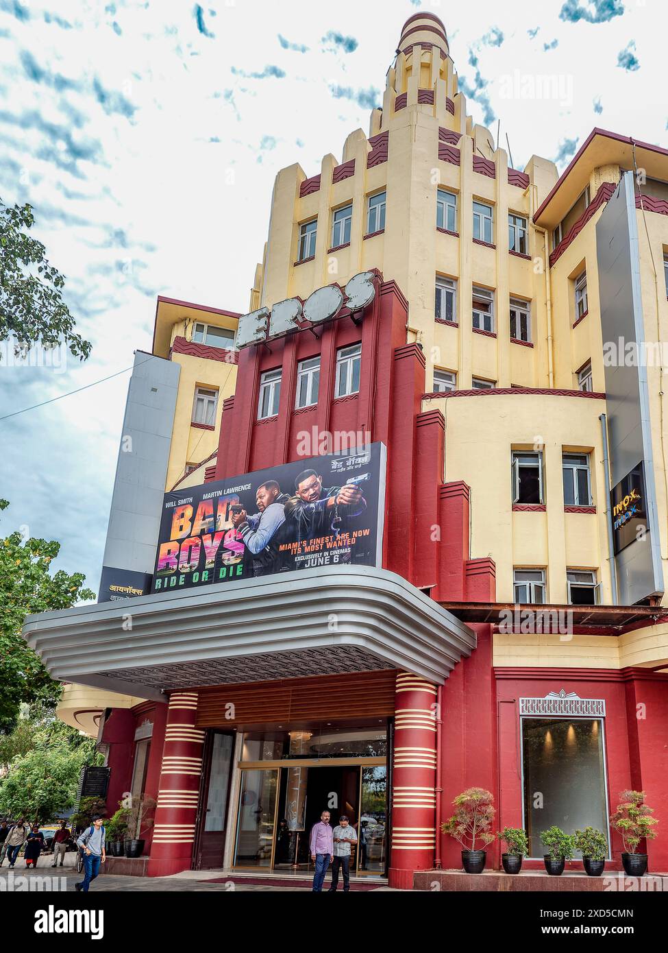 06 15 2024 newly renovated Eros Cinema Art Deco Eros cinema Churchgate ...