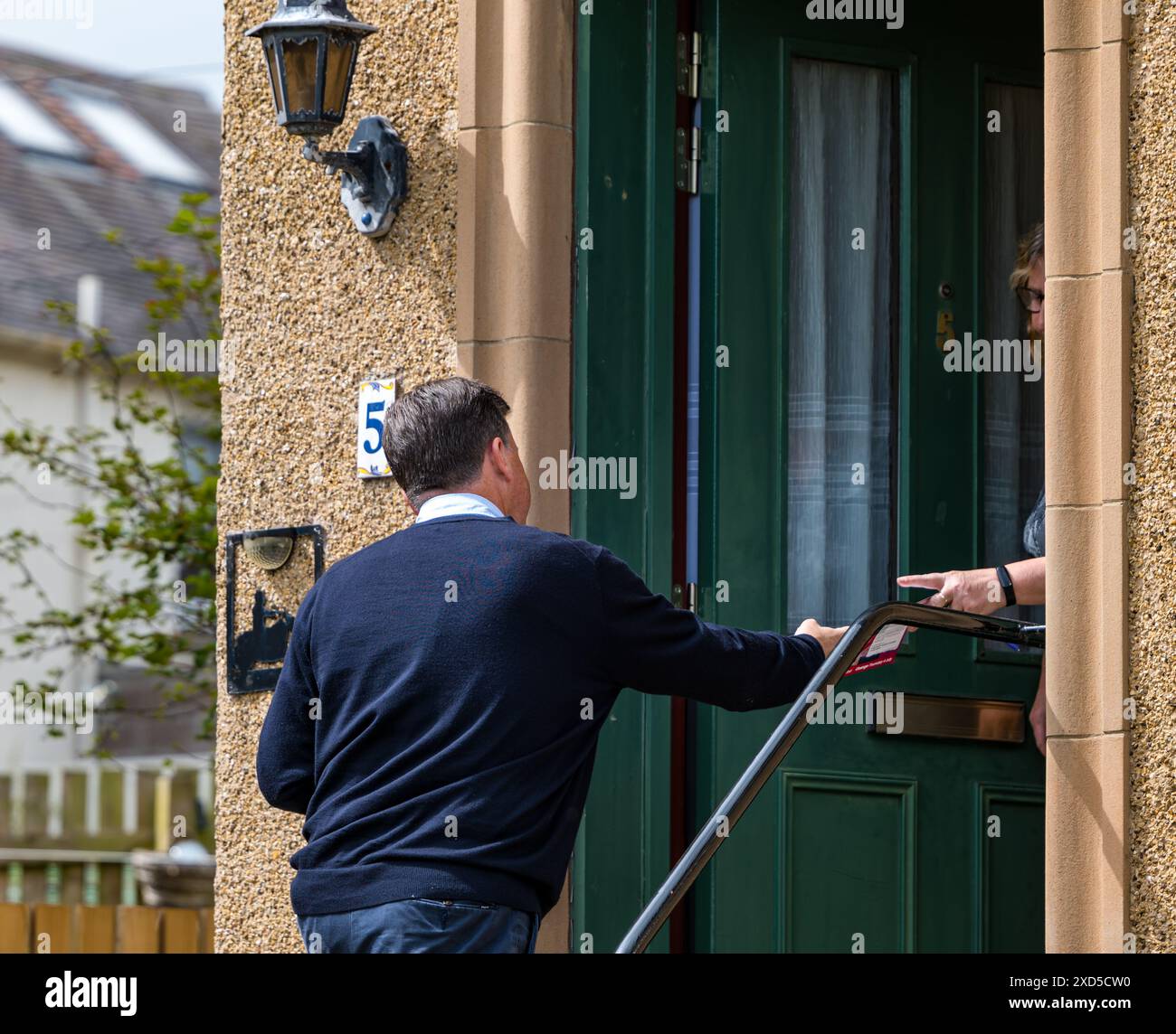 Haddington, East Lothian, Scotland, UK. Douglas Alexander, Scottish ...