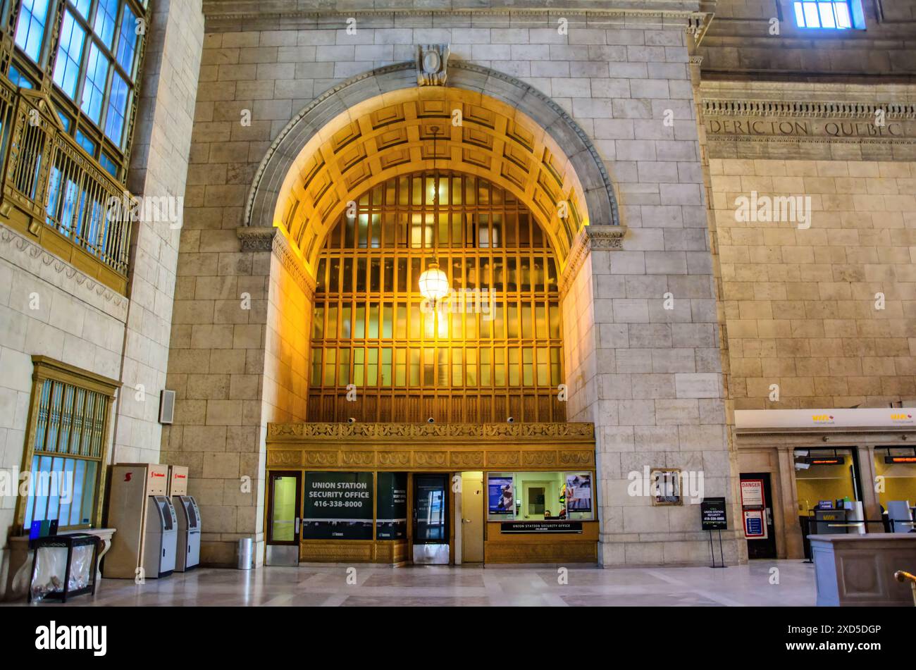 The Great Hall of Toronto Union Station, Ontario, Canada Stock Photo ...