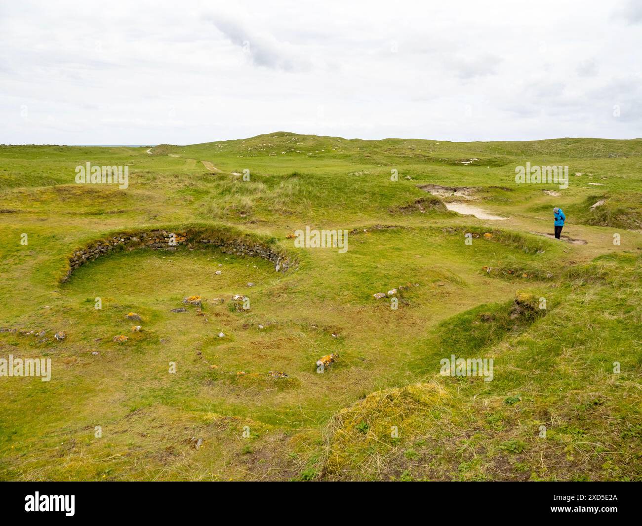 Cladh Hallan Roundhouses on the west coast of South Uist, Outer ...