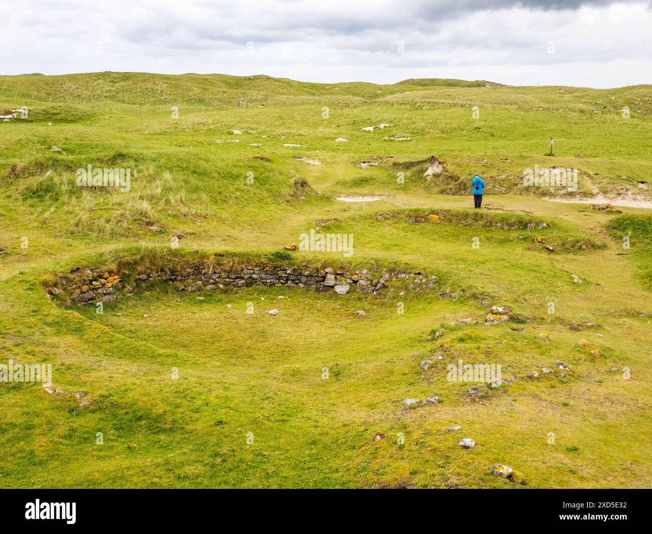 Cladh Hallan Roundhouses on the west coast of South Uist, Outer ...