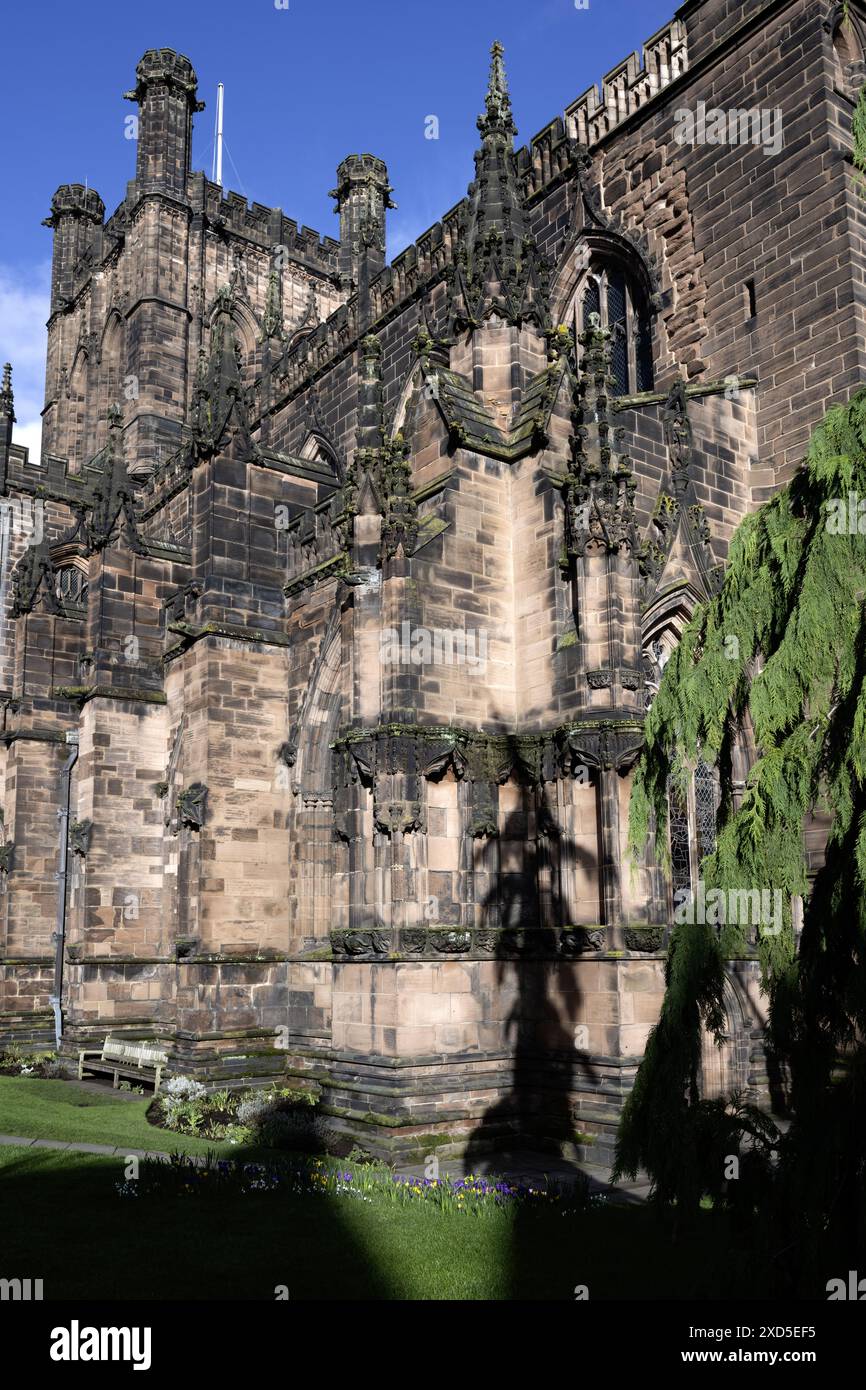 Chester Cathedral, Chester, Cheshire, England, UK Stock Photo - Alamy