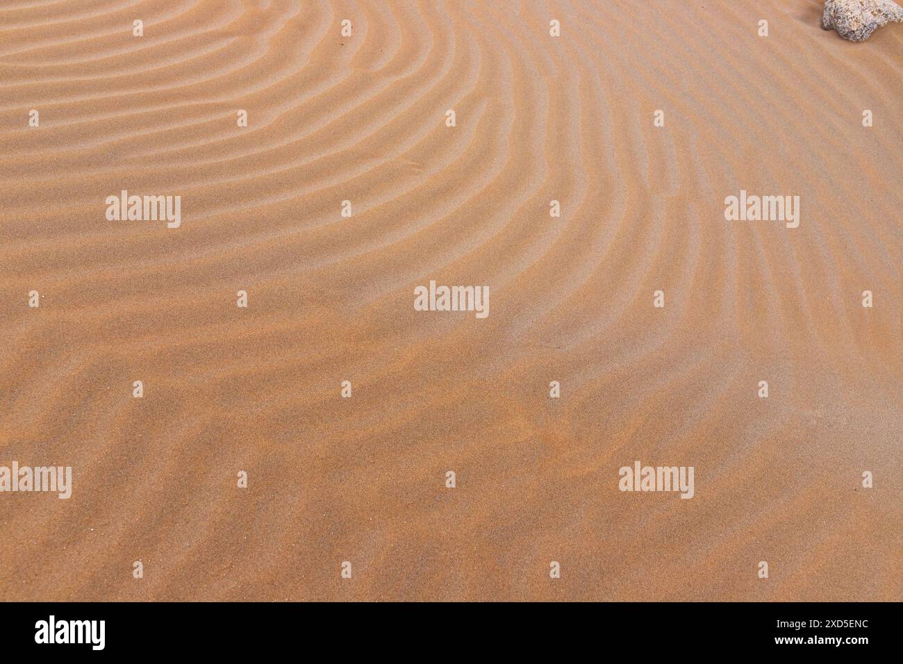 Beautiful wavy sand texture on the beach. Caspian Sea. Azerbaijan Stock ...