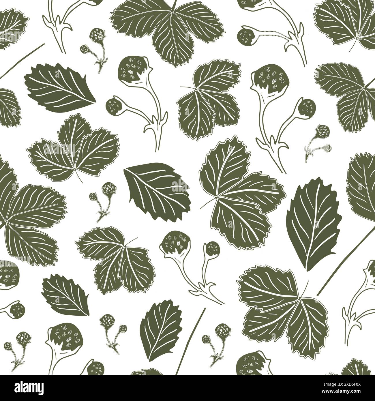 Botanical texture design Stock Vector Images - Alamy