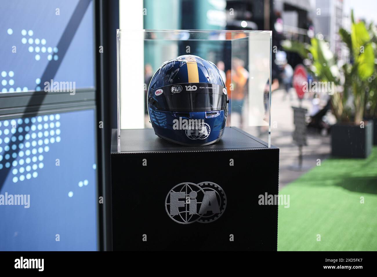 FIA Helmet during the Formula 1 Aramco Gran Premio de Espana 2024, 10th ...