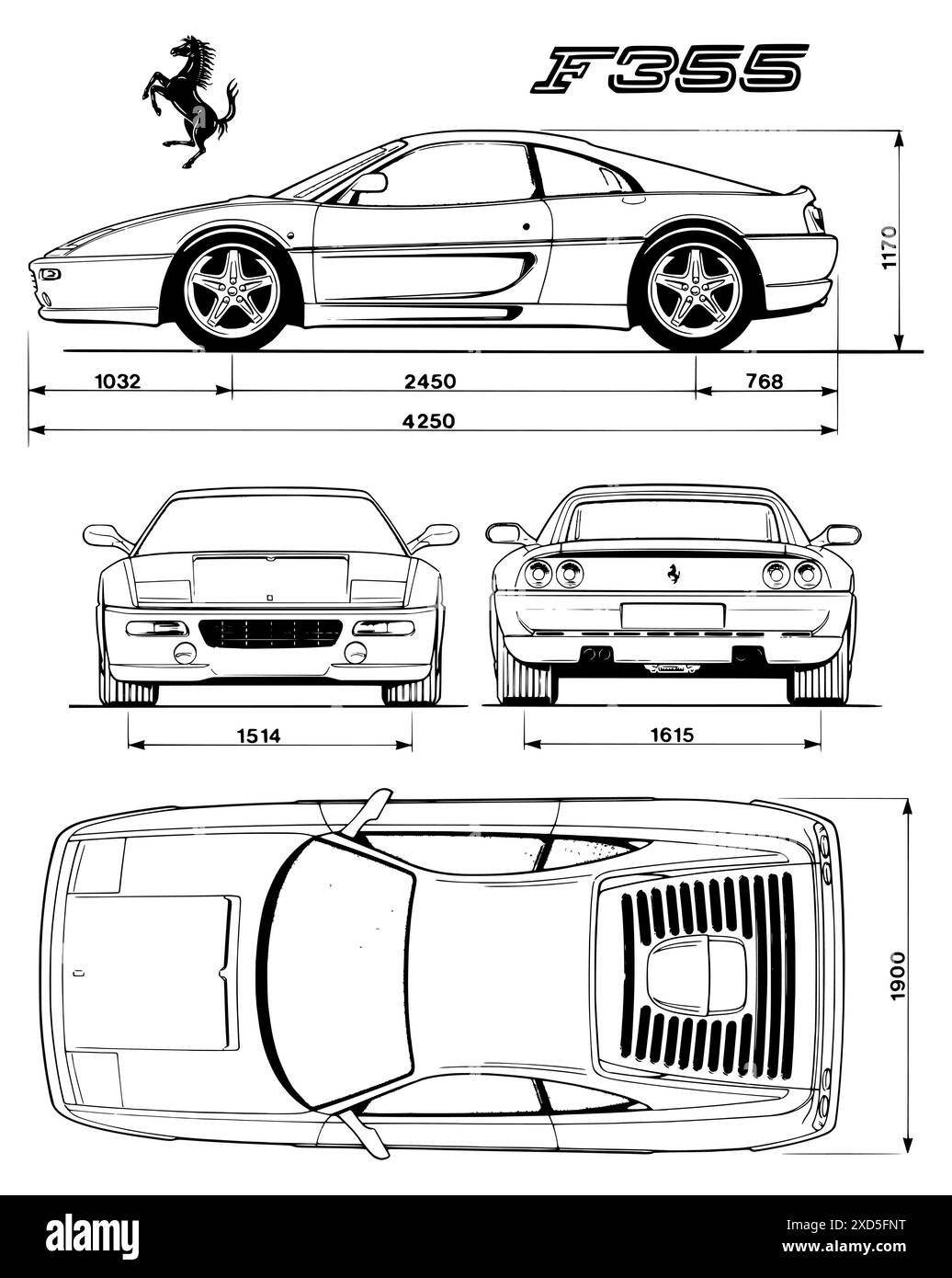 Ferrari Blueprint
