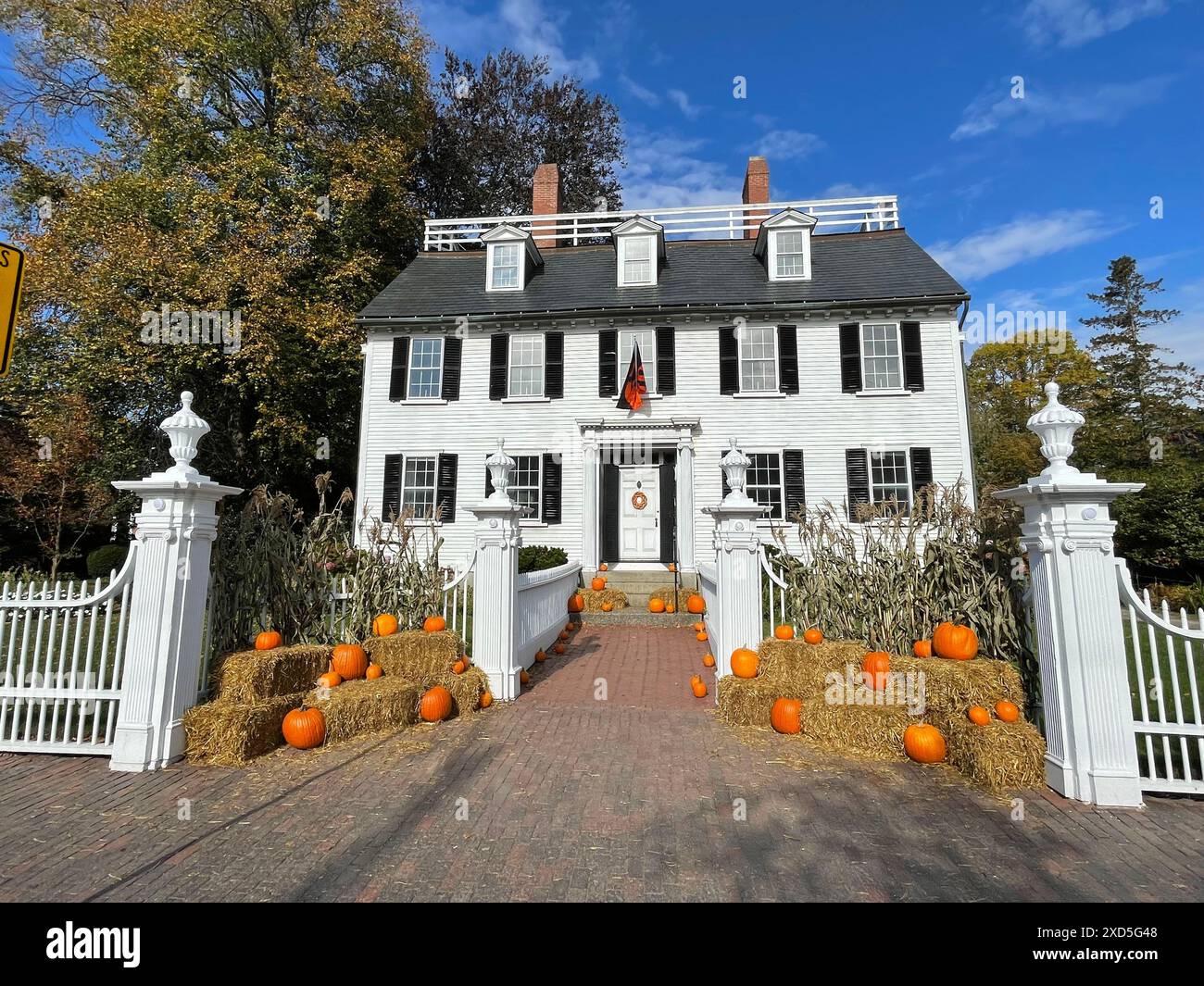 The Ropes mansion, a historic home in Salem, Massachusetts is operated ...