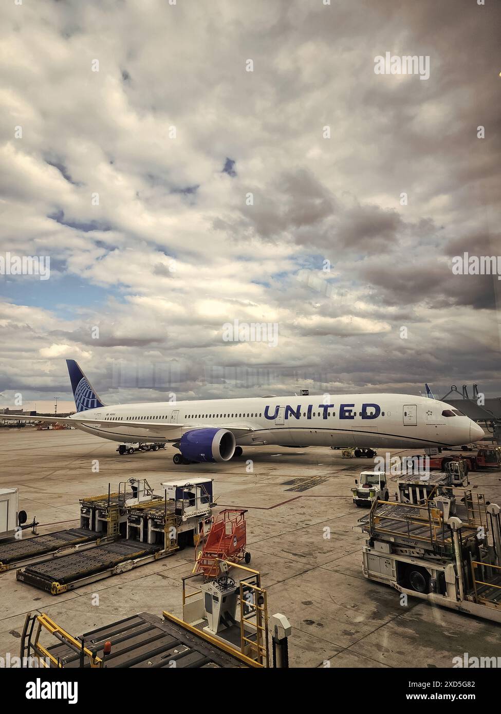 Chicago, USA - April 29, 2023: Boeing 787-300ER united airlines at ...