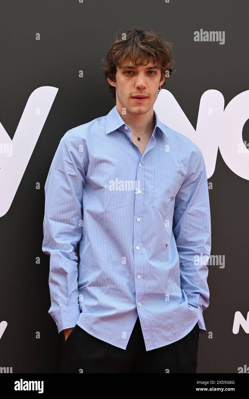 Matteo Giuggioli is attending the Photocall SKY Program at Barberini ...