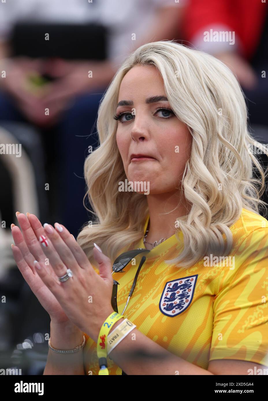 Frankfurt, Germany. 20th June, 2024. Megan Davison wife of Jordan ...