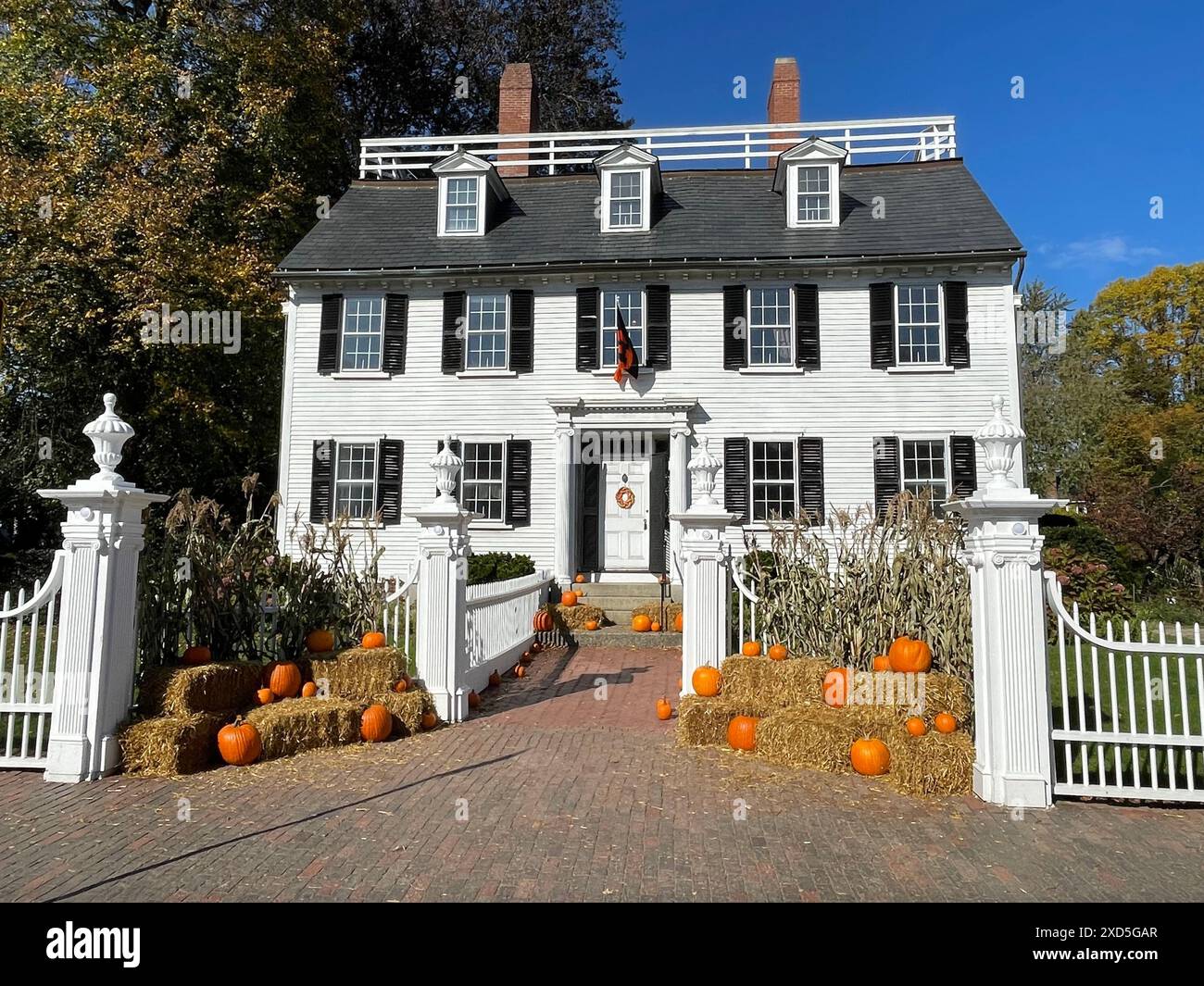 The Ropes mansion, a historic home in Salem, Massachusetts is operated as a muse and was a ...