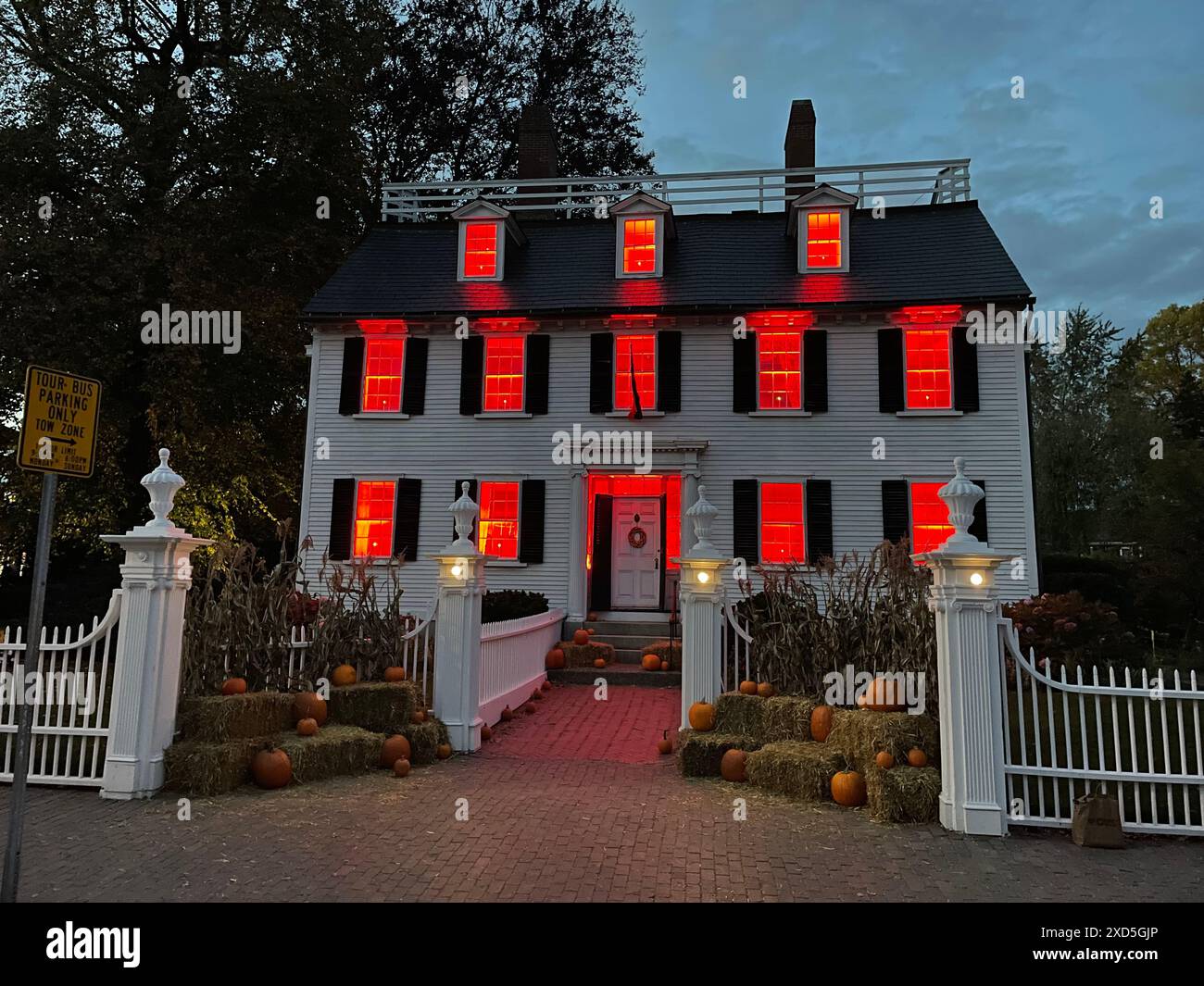 The Ropes Mansion, a historic home in Salem Massachusetts, and filming ...