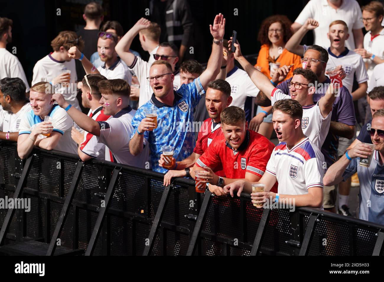England fans wembley boxpark hi-res stock photography and images - Alamy