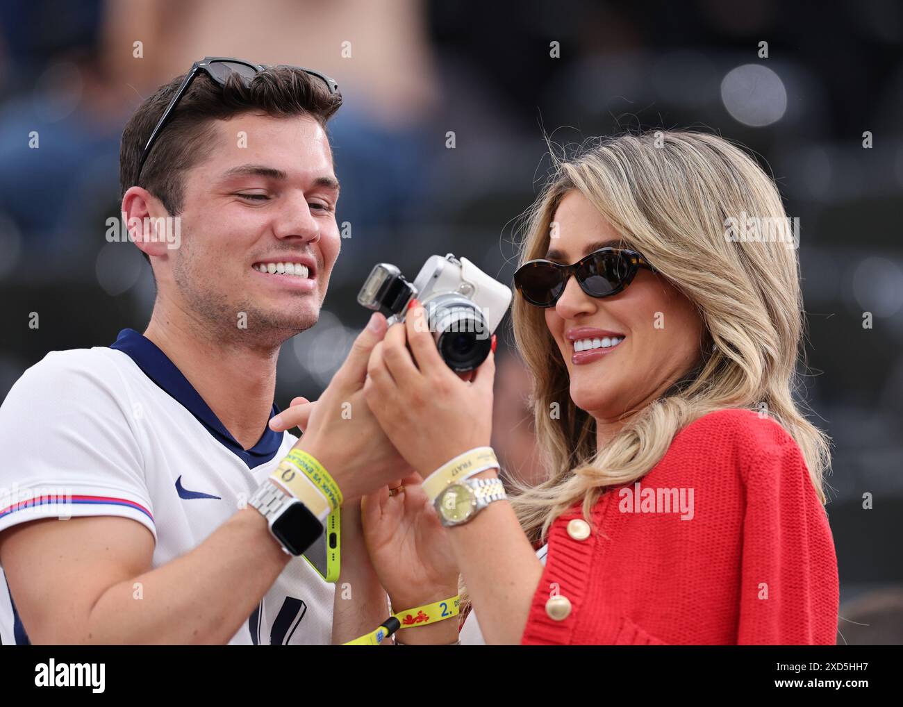 Frankfurt, Germany. 20th June, 2024. Aine May Kennedy (r) long term ...
