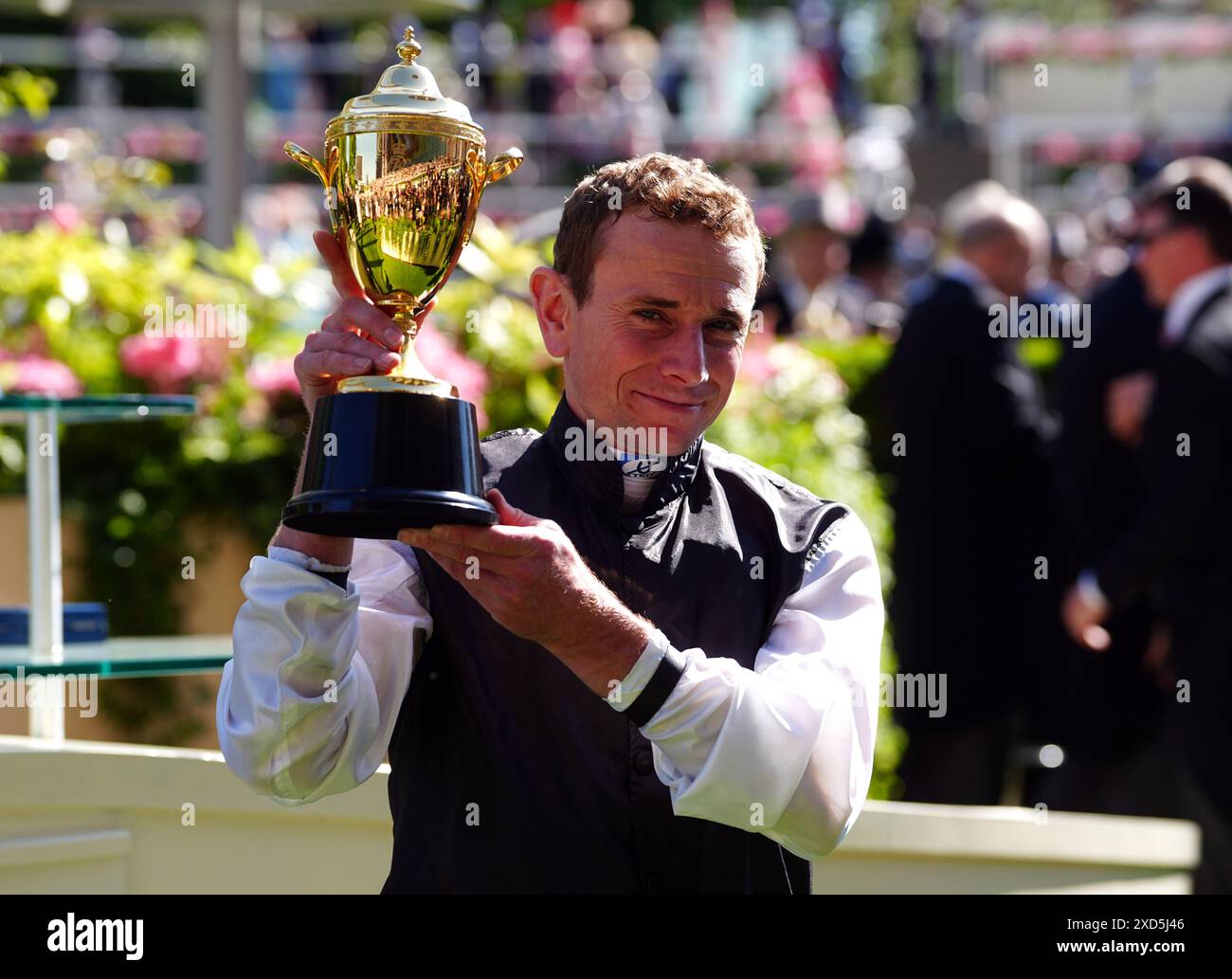 Ryan Moore after winning the Gold Cup with Kyprios on day three of ...