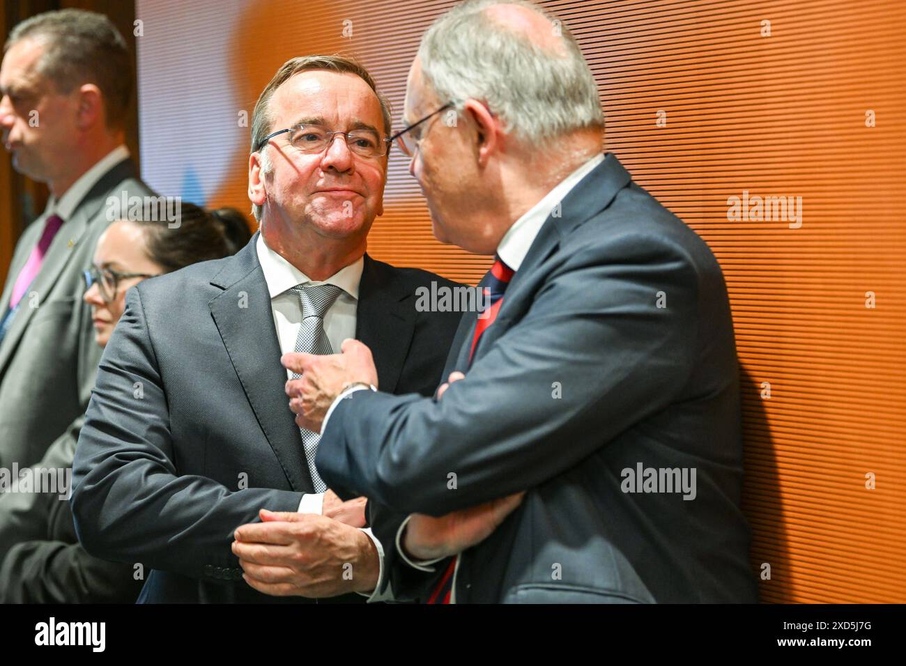 Berlin, Deutschland 20. Juni 2024: Besprechung Bundeskanzler mit den ...