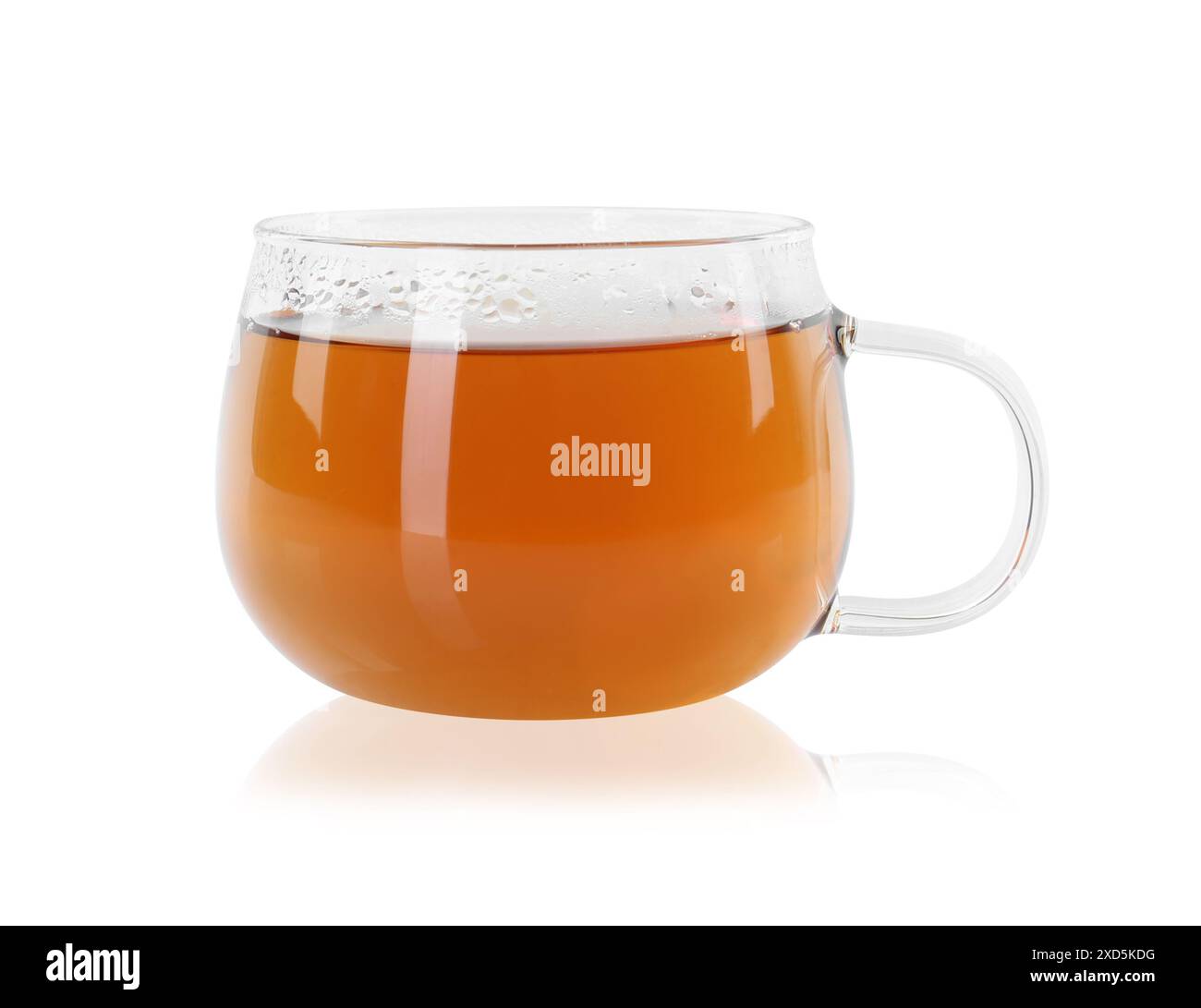 Tasty tea in cup isolated on white Stock Photo - Alamy