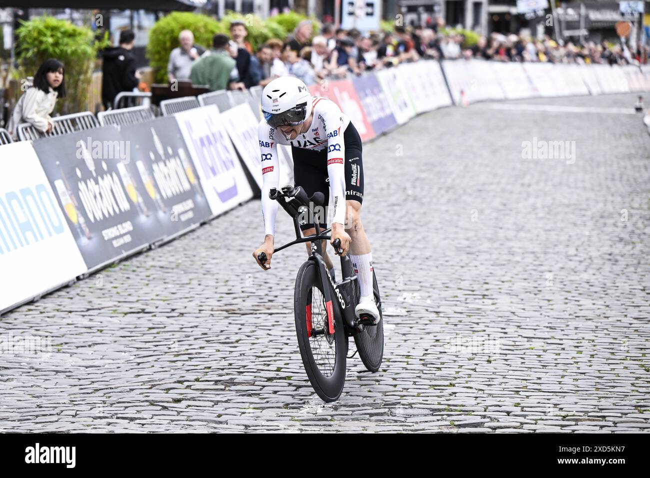 Binche, Belgium. 20th June, 2024. Belgian Tim Wellens of UAE Team ...