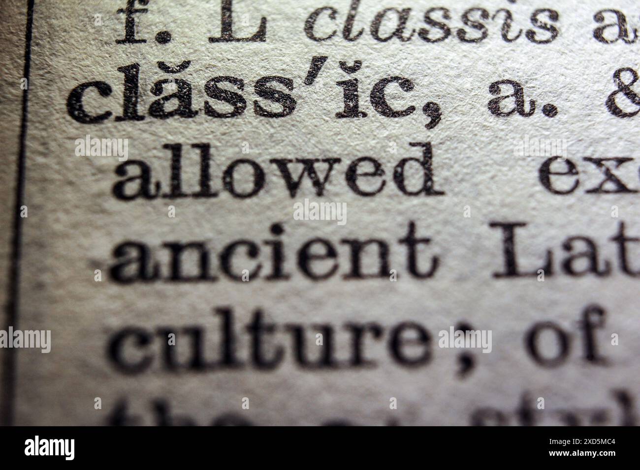 Word classic hi-res stock photography and images - Alamy