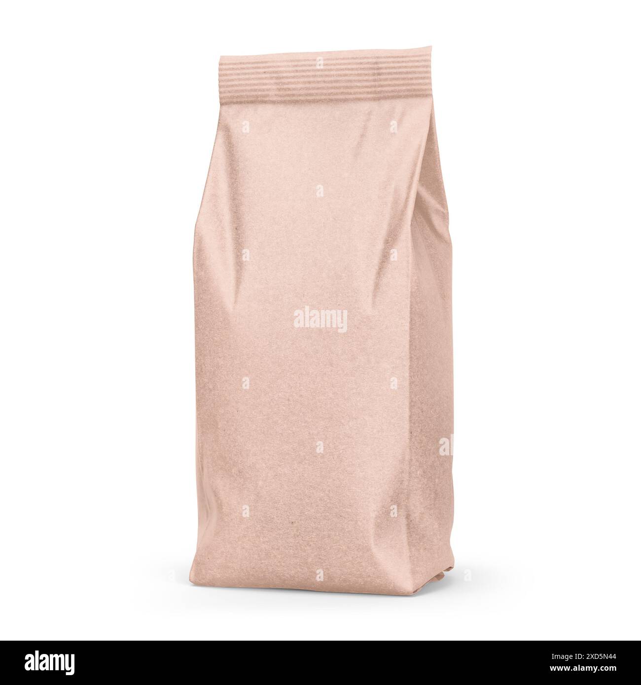 Coffee Bag Packaging Mockup 3D Rendering Isolated on White Background ...
