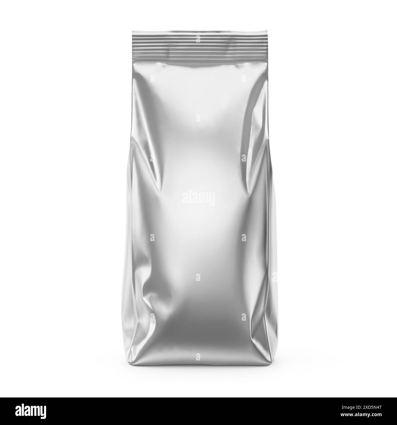 Coffee Bag Packaging Mockup 3D Rendering Isolated on White Background ...