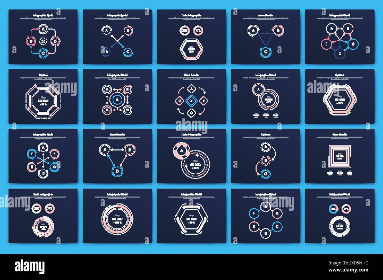 Vector graphics infographics with mobile phone. Template for creating ...