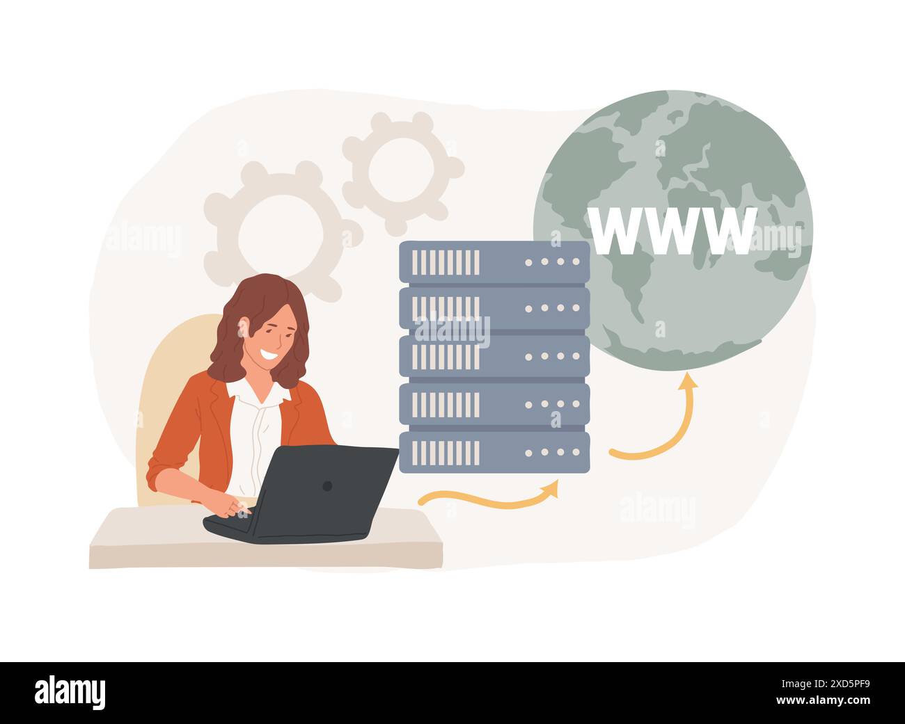 Proxy Server Isolated Concept Vector Illustration Stock Vector Image And Art Alamy