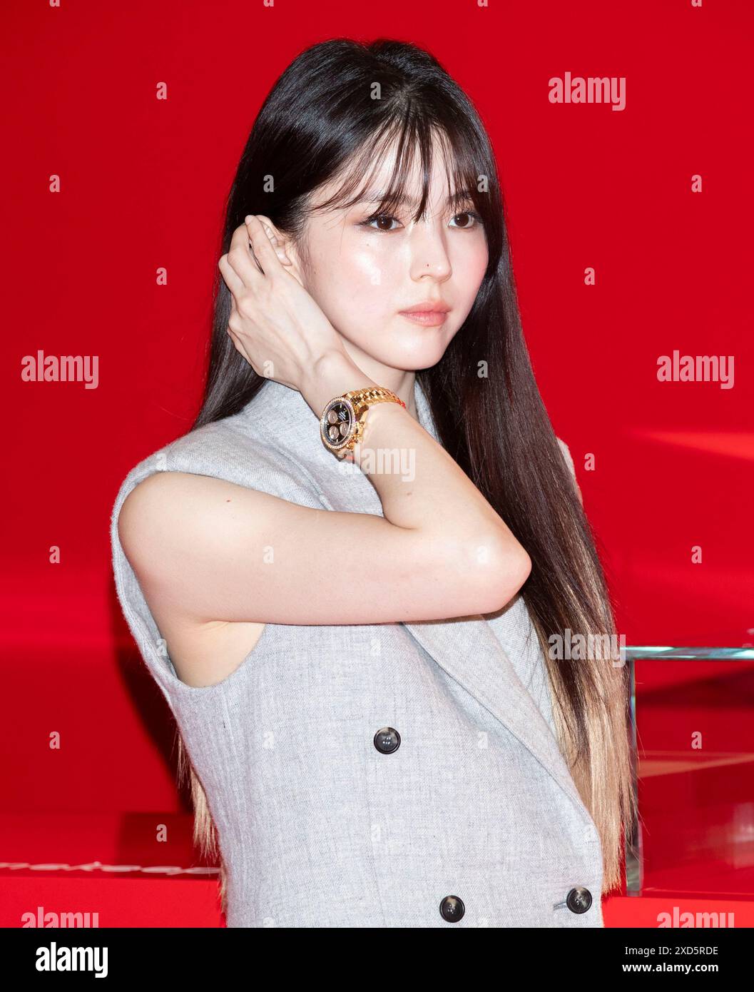 Seoul, South Korea. 20th June, 2024. South Korean actress Han So-hee, attends a photocall for ...