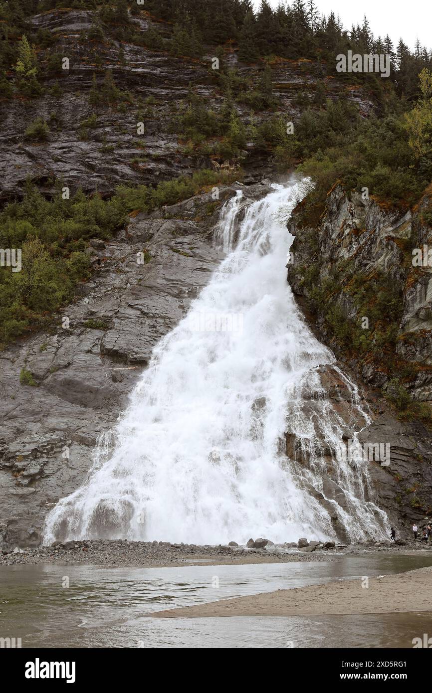 Nugget Falls, Mendenhall Glacier, Tongass National Forest, Juneau ...