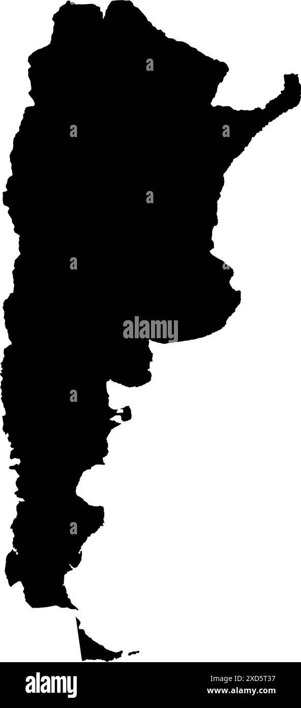 Argentina map symbol shape Cut Out Stock Images & Pictures - Alamy