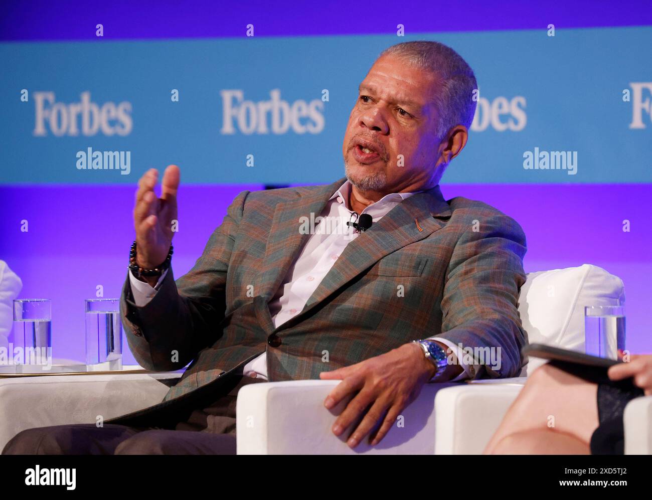 Leslie Brun, Founder, Chairman & CEO, Ariel Alternatives.speaks at the ...