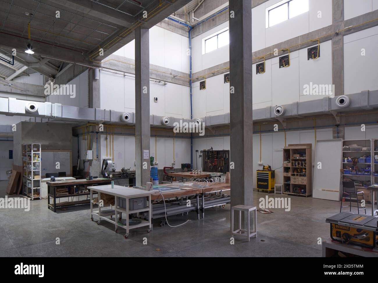 View in workshop area. Third Space, Udaipur, India. Architect: Studio Saar, 2023 Stock Photo - Alamy