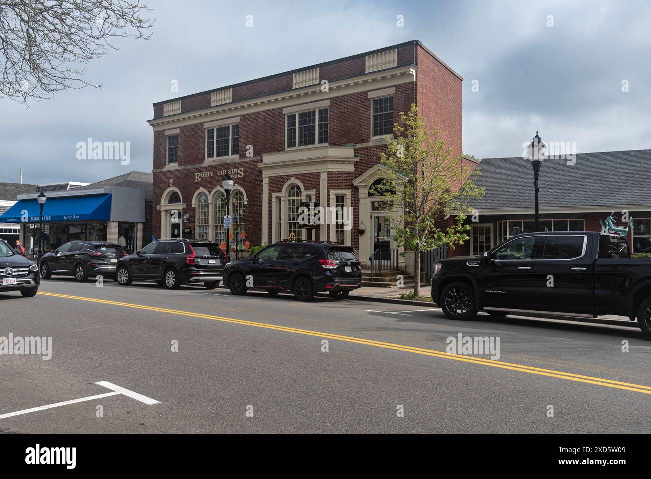 On the streets of On the streets of Falmouth , Cape Cod, MA, USA Stock ...