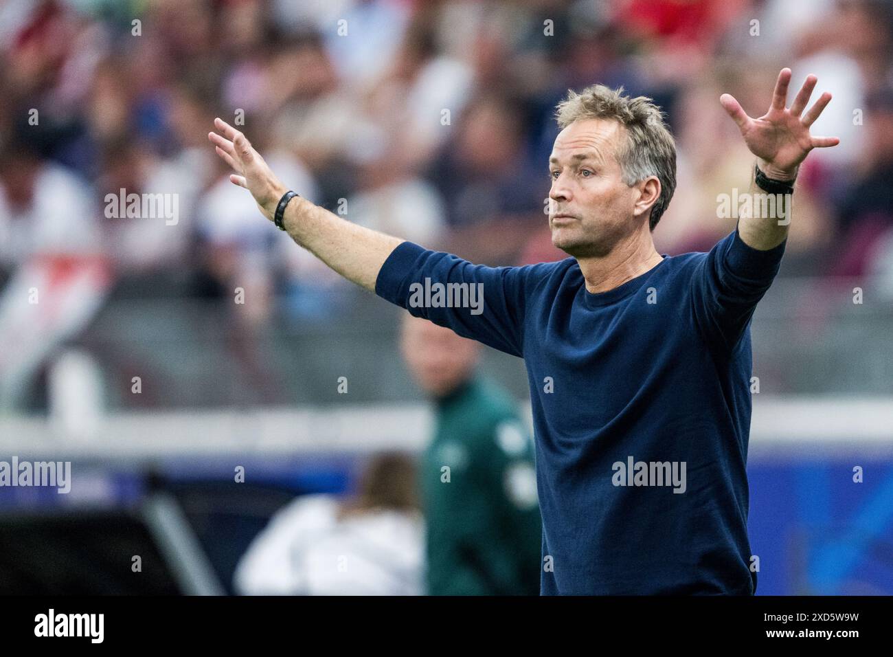 Head coach Kasper Hjulmand of, Denmark. , . during the UEFA Euro 2024 ...
